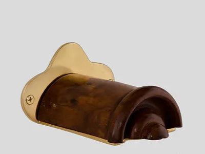 Large Rein Hook - Brass & Wood - Luxury Collection – LuckyPony