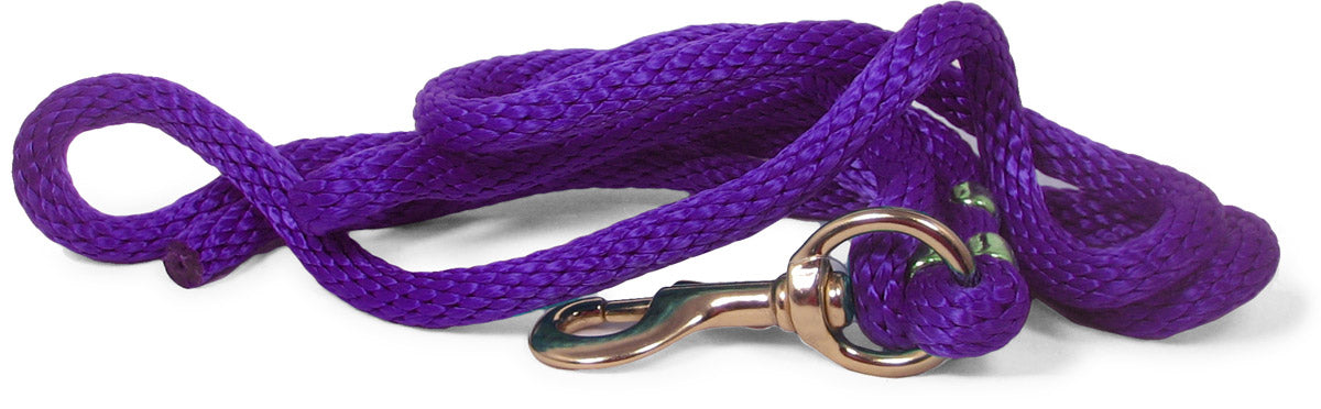 Purple Poly Lead Rope 9 ft - USA Made – LuckyPony